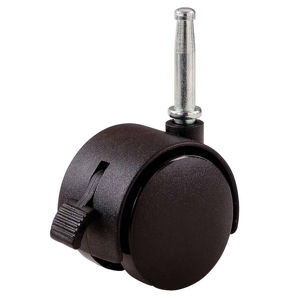 Shepherd Hardware 2 inch Twin Wheel Caster w/Brake, 2 per pkg, 6 pkgs ...