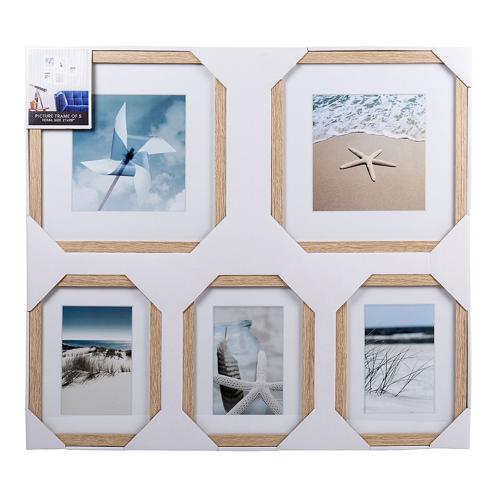 Truu Design 5-Piece Beautiful Decorative Wooden Wall Gallery Picture ...