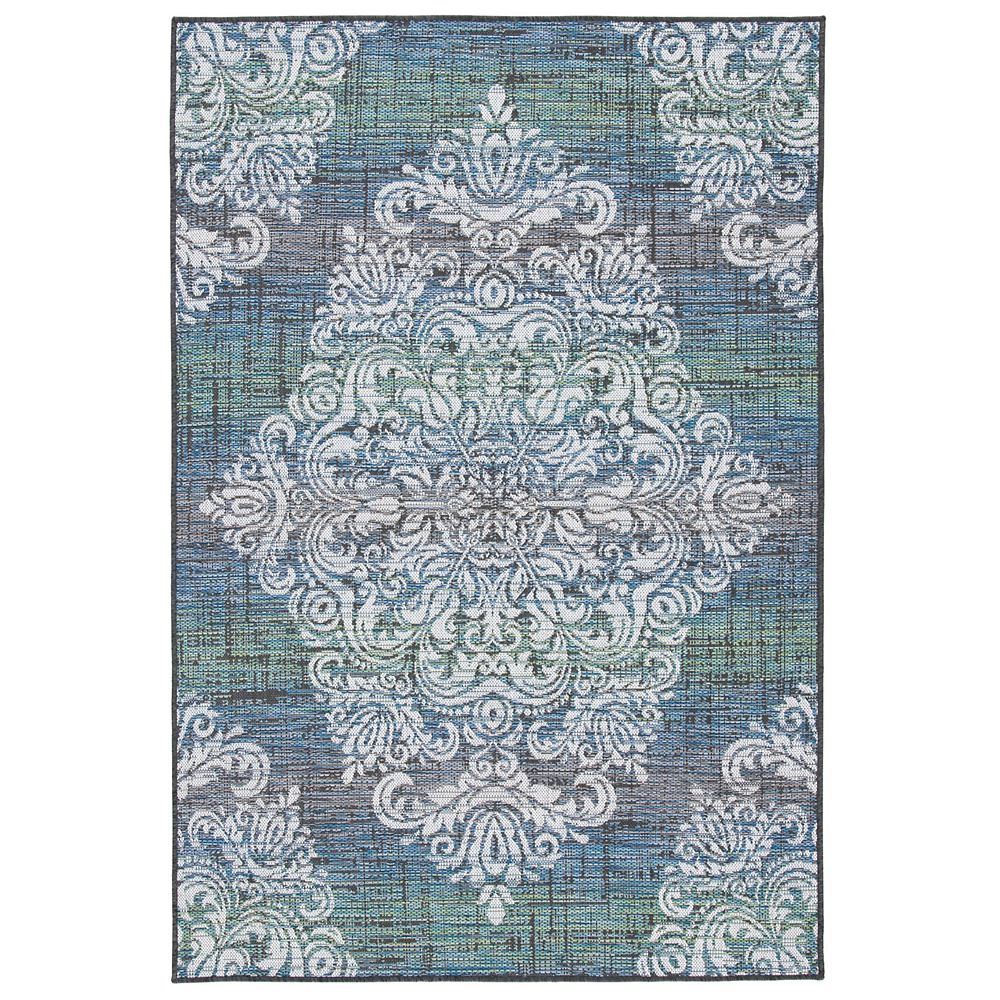 Safavieh Havana Dakota Light Silver / Blue 9 ft. x 12 ft. Indoor ...