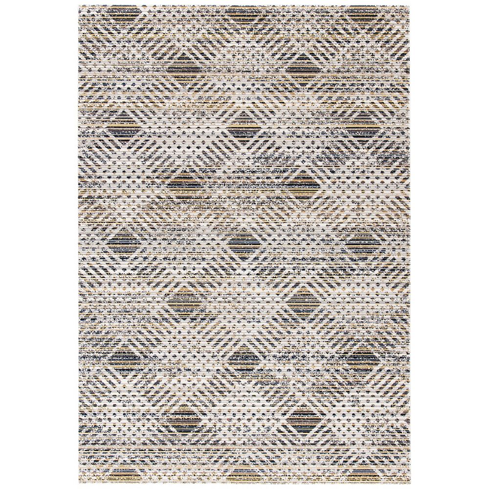 Safavieh Montage Alexa Dark Grey / Grey 4 ft. x 6 ft. Indoor/Outdoor ...
