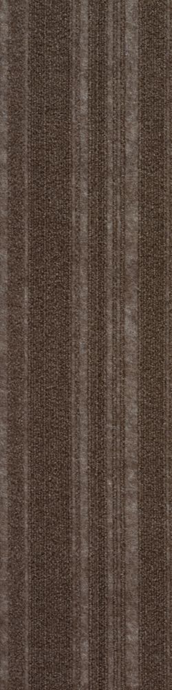 Foss Floors Premium Self-Stick Couture Espresso 9" x 36" Carpet Tile ...