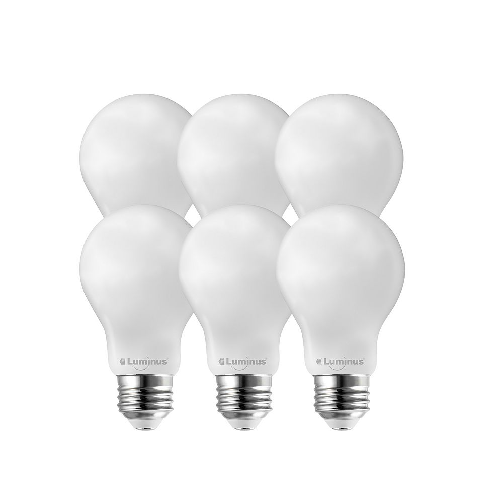 Luminus Ampoule à DEL A19 filament équivalent 40W réglable 5000K ...