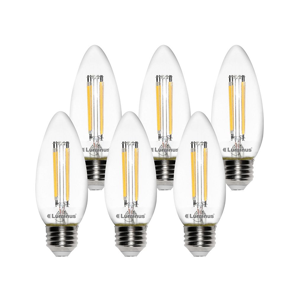 Luminus 40 Watt Equivalent B11 E26 Base Dimmable Filament Bulb 2700K ... Luminus 40 Watt Equivalent B11 E26 Base Dimmable Filament Bulb 2700K ...