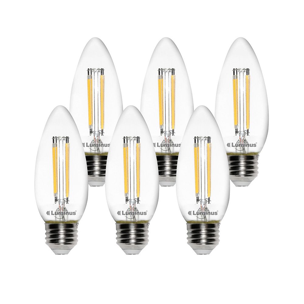 Luminus 40 Watt Equivalent B11 E26 Base Dimmable Filament Bulb 5000K ... Luminus 40 Watt Equivalent B11 E26 Base Dimmable Filament Bulb 5000K ...