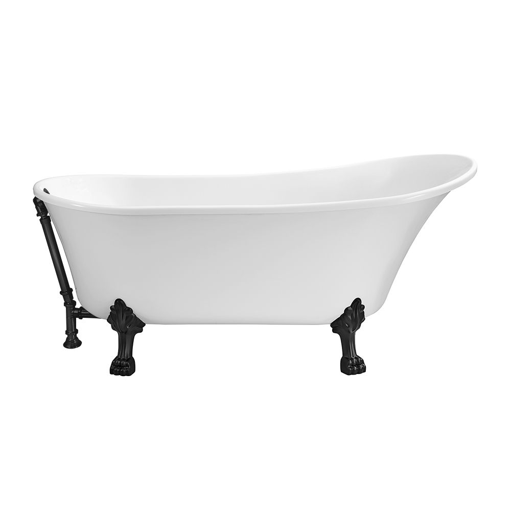 Streamline 67 po. Baignoire Streamline NPT9340BL-BL Bain Sur Pieds ...