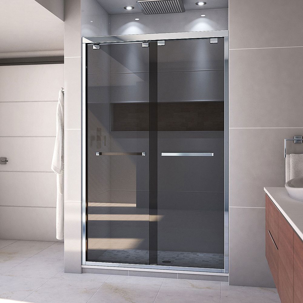 Dreamline Encore 44 48 Inch W X 76 Inch H Shower Door In Chrome And